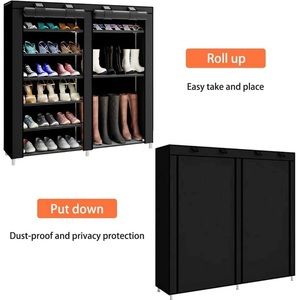 Storage & Organization | Shoe Rack Storage Organizer 7 Tier Double Rows ...